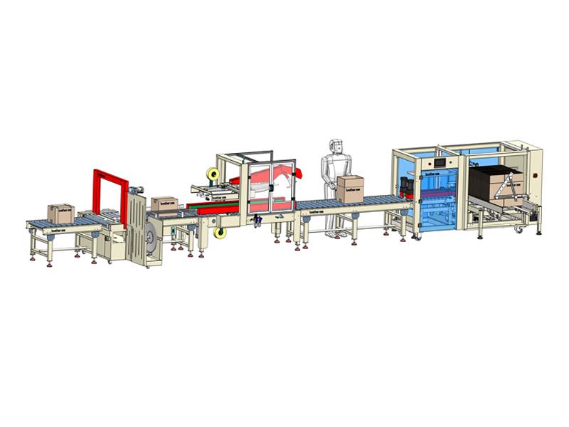 Automatic Carton Packing Line Products Zhejiang Brother Packing